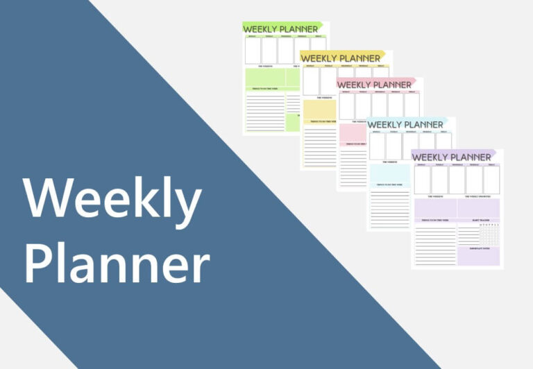 Wochenplan PDF-Vorlage für GoodNotes und Co. downloaden - Projekt-Vorlage